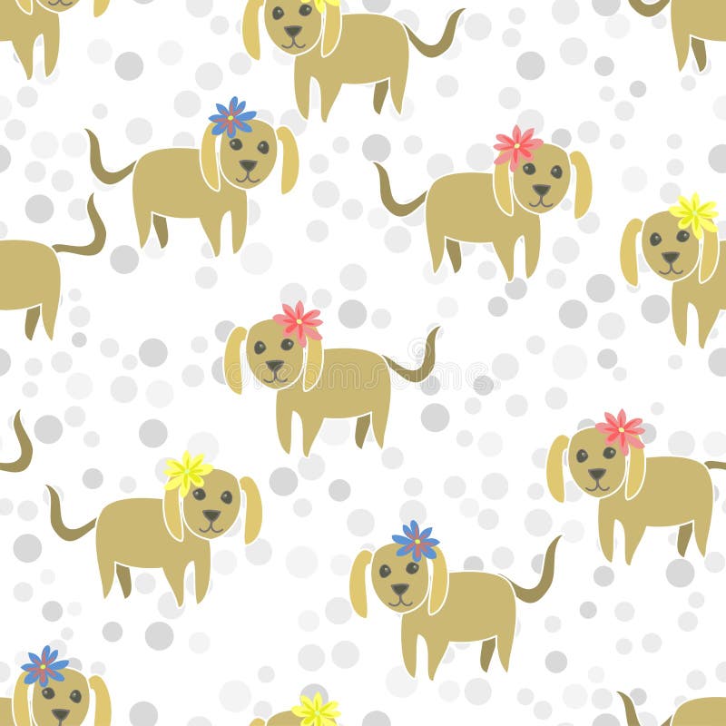 Dogs Repeating Pattern Stock Illustrations – 1,297 Dogs Repeating ...