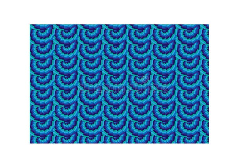 Vector Seamless Round Shape Pattern Stock Vector - Illustration of ...