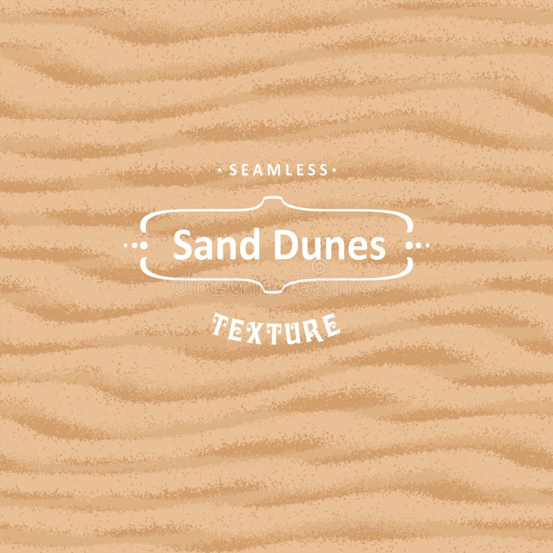 Vector Seamless Sand Texture Background with Natural Waves. Stock ...