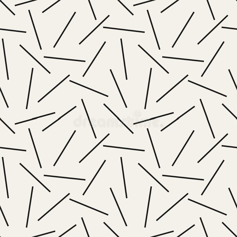 Vector Seamless Simple Pattern. Modern Stylish Stick Texture Stock ...