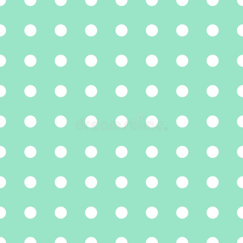 Vector Seamless Square Pattern in Mint and White Color Stock ...
