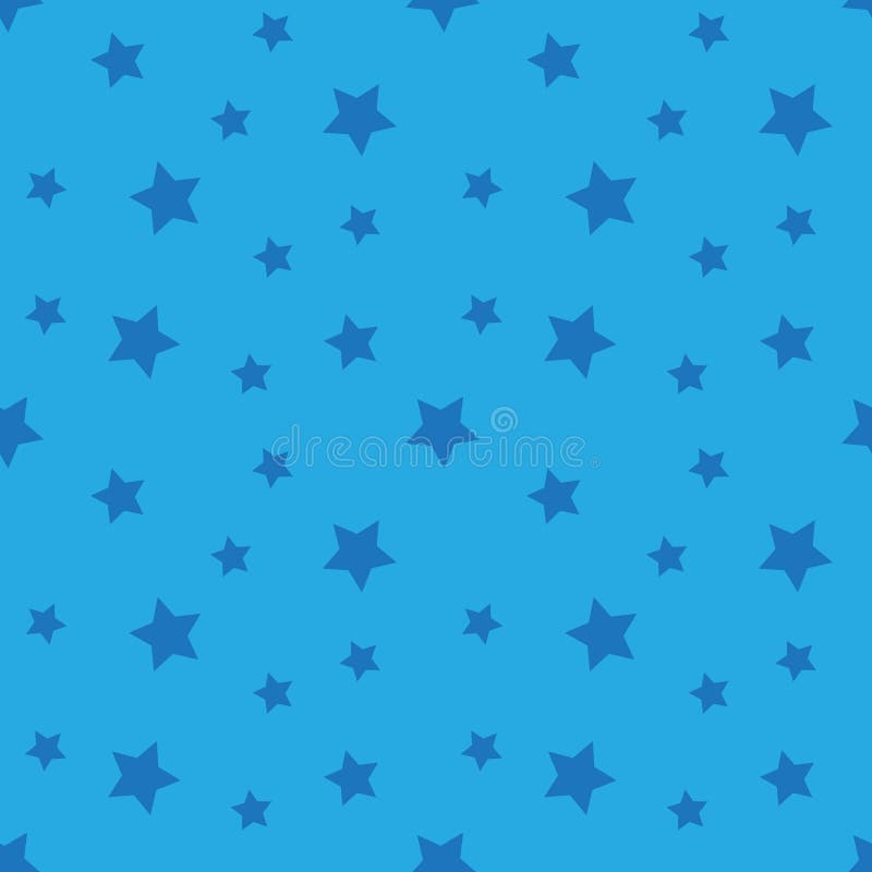 Vector Seamless Stars Pattern. Star Background Based on Random Elements ...