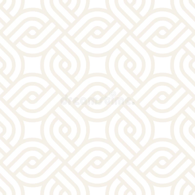 Vector Seamless Subtle Lattice Pattern. Modern Stylish Texture with ...