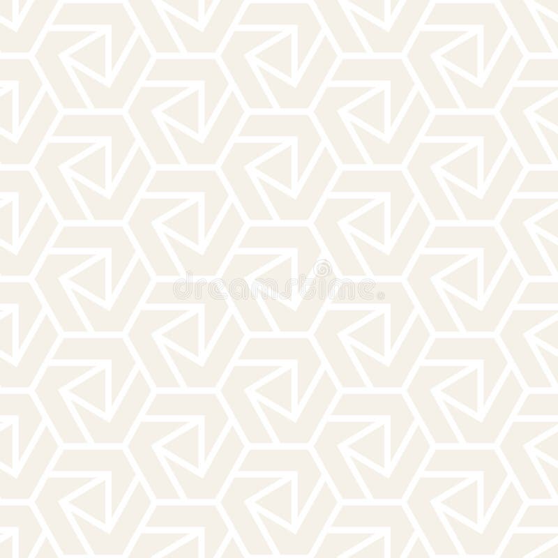 Vector Seamless Subtle Lines Mosaic Pattern. Modern Stylish Abstract ...