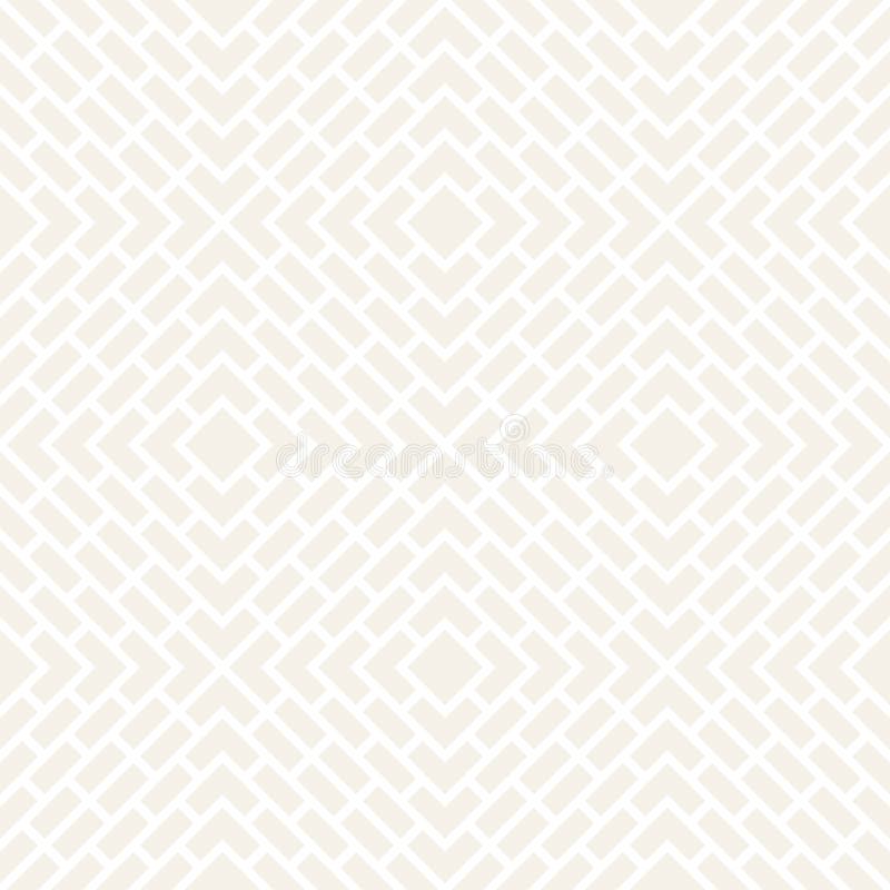 Vector Seamless Subtle Lines Mosaic Pattern. Modern Stylish Abstract ...