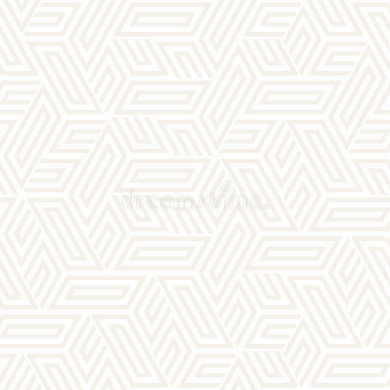 Vector Seamless Subtle Lines Mosaic Pattern. Modern Stylish Abstract ...