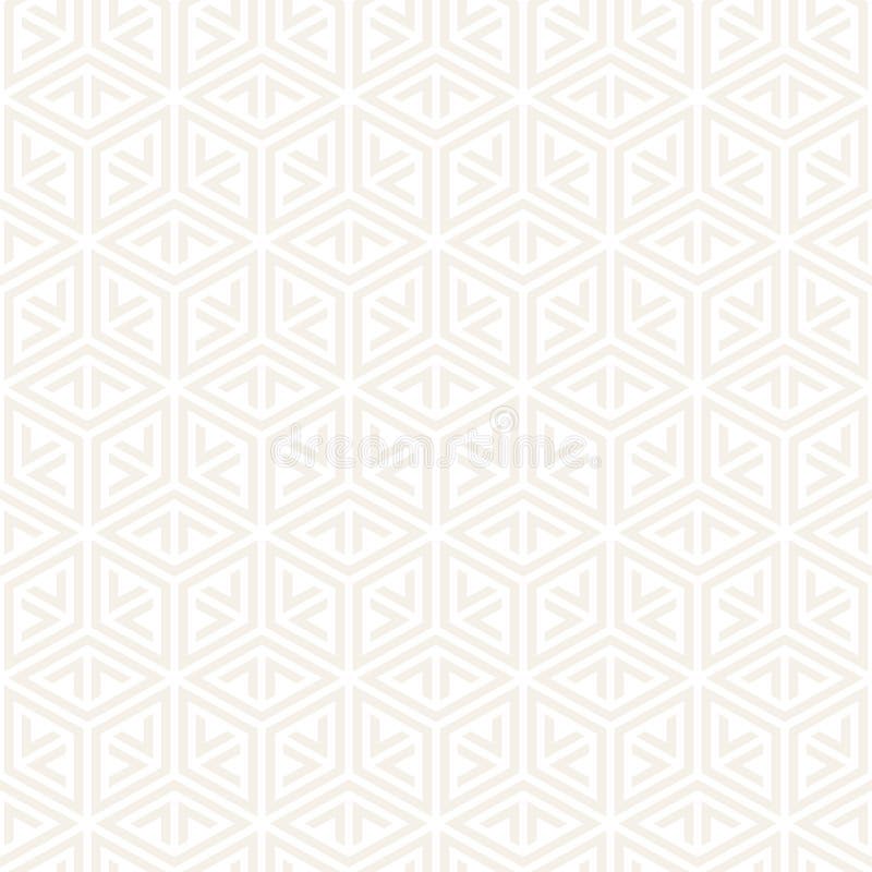 Abstract Geometric Lines Lattice Pattern. Seamless Vector Background ...