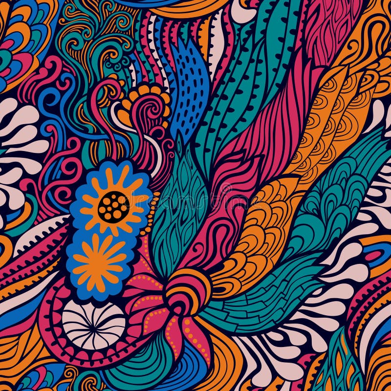 Bright Abstract Seamless Texture Stock Vector - Illustration of graphic ...