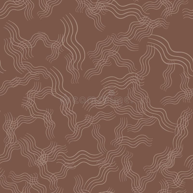 Vector Seamless Texture Background Pattern. Hand Drawn, Brown Colors ...