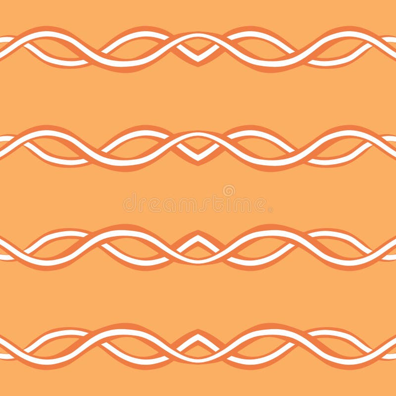 Vector Seamless Texture Background Pattern. Hand Drawn, Orange, White ...