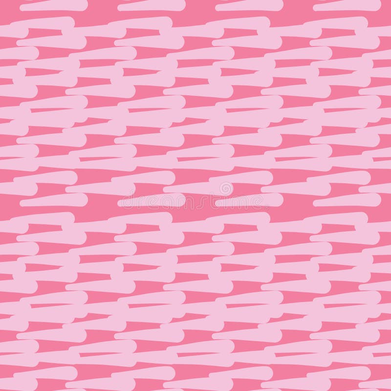 Vector Seamless Texture Background Pattern. Hand Drawn, Pink Colors ...