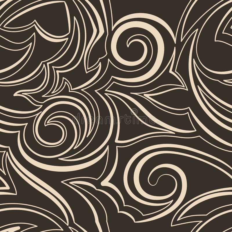 Vector Seamless Texture of Beige Lines with Different Thickness on a ...