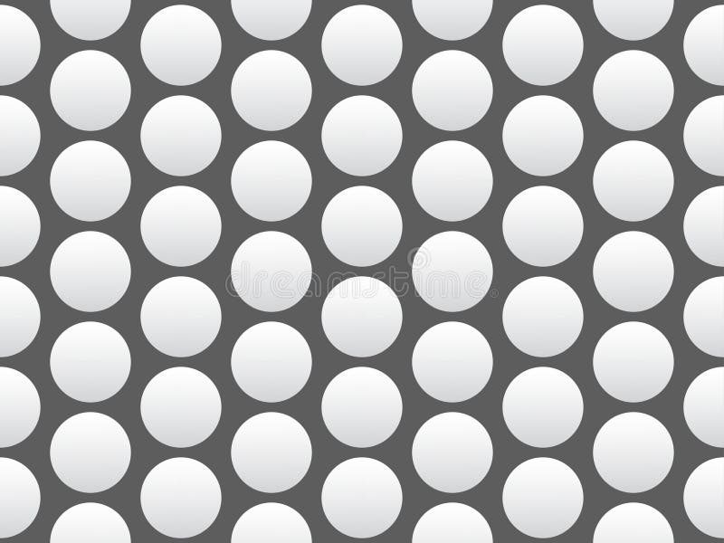 Vector Seamless Texture with 3d Balls on a Grey Background Stock Vector ...