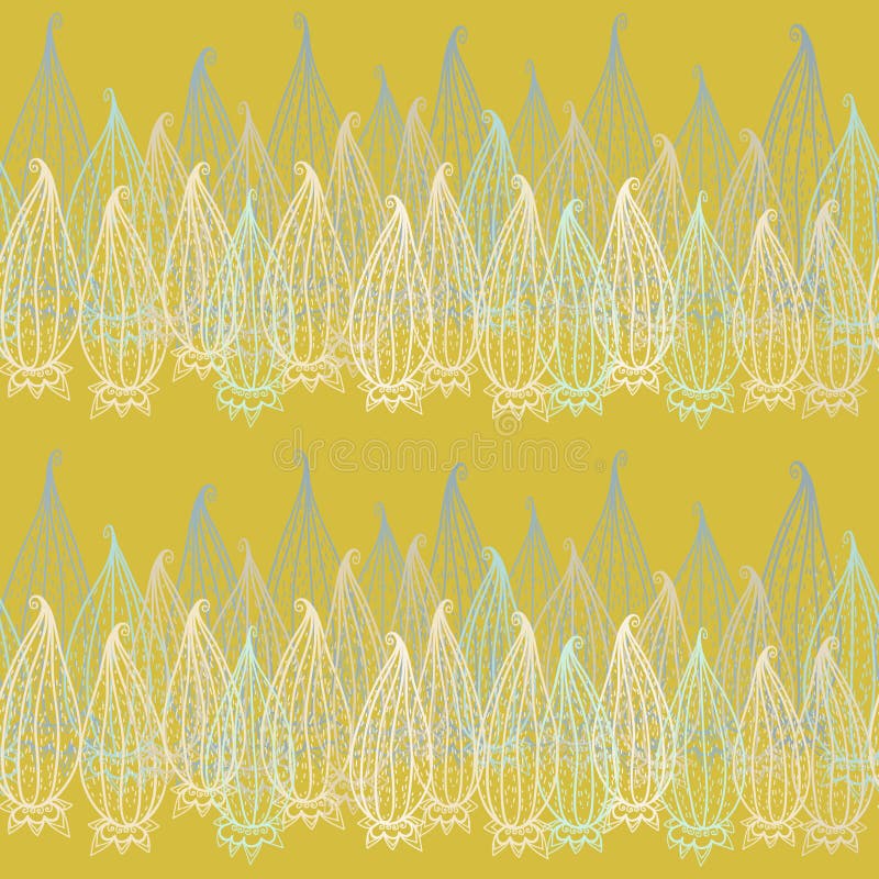 Vector Seamless Texture with Lace. Compound Seamless Spring Pattern ...