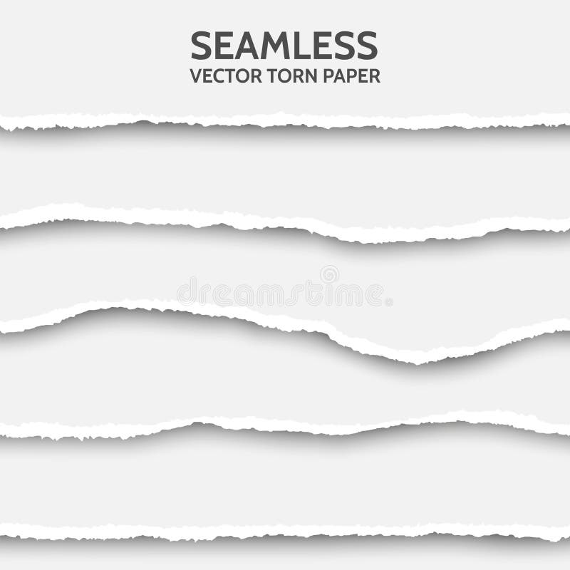 Gray Ripped Open Paper with Transparent Background. Torn Paper Sheet ...