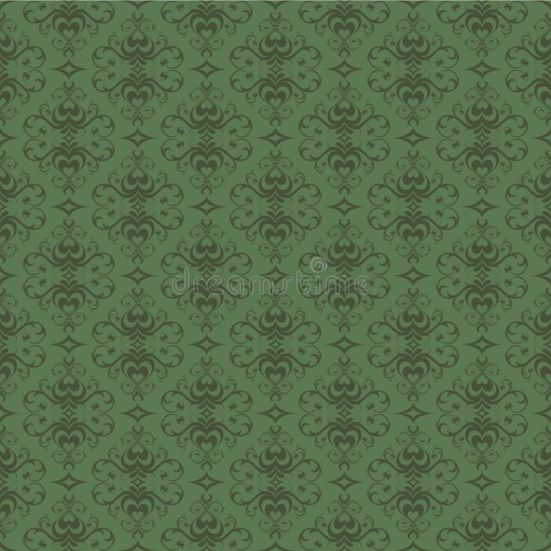 Vector seamless wallpaper stock vector. Illustration of seamless - 8662327