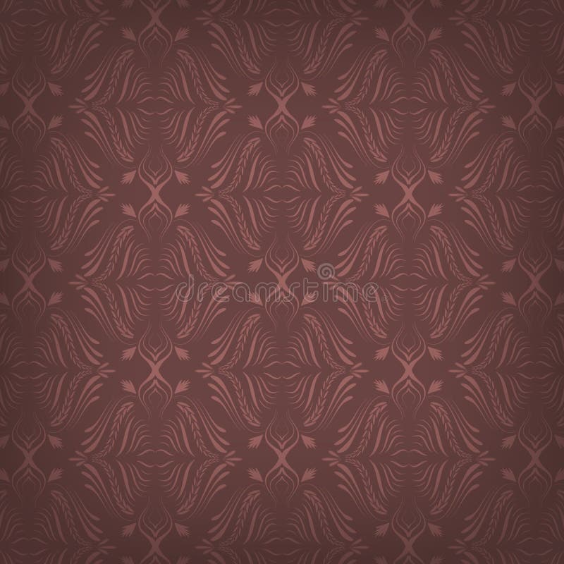 Vector Seamless Wallpaper with Abstract Pattern Stock Vector ...