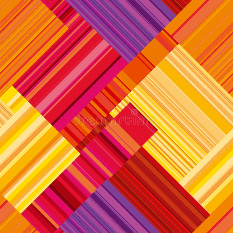 Vector Seamless Wallpaper with Colorful Stripe. Stock Vector ...