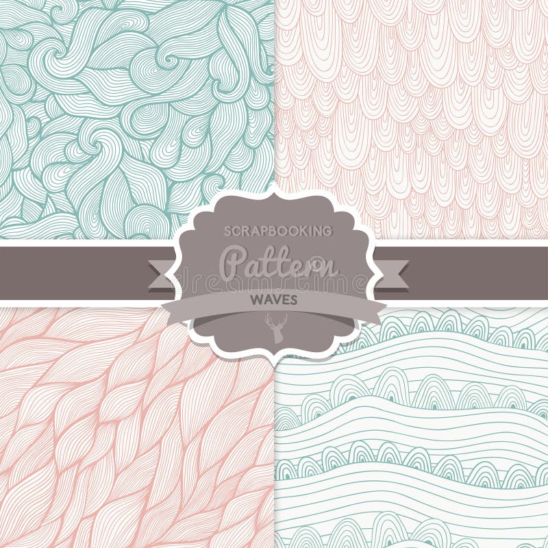Wave Wallpaper Background Pattern Stock Illustrations – 1,035,642 Wave ...