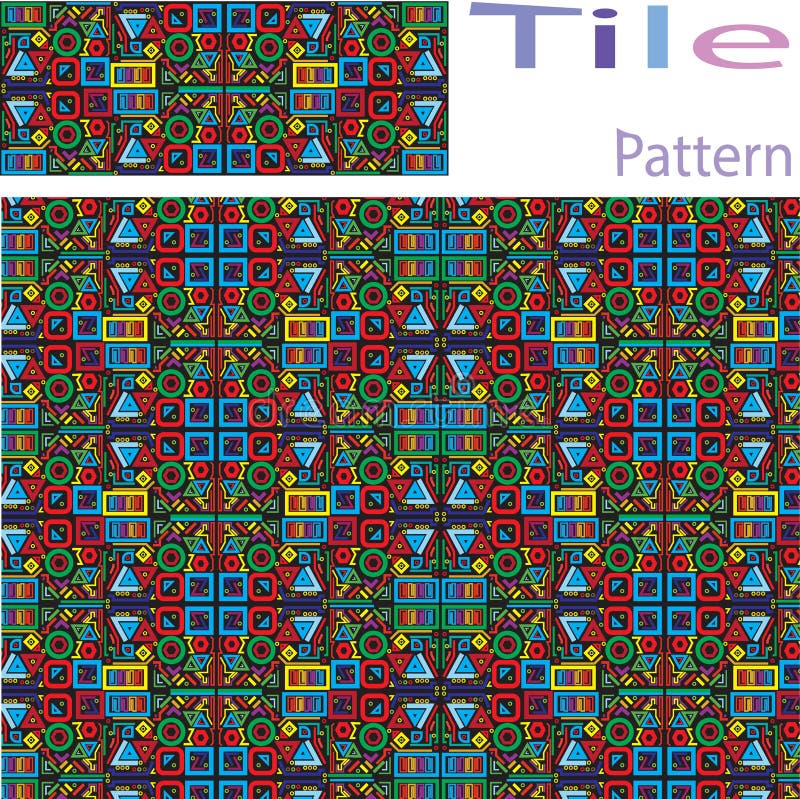 Vector Seamless White Geometric Primitive Square Blocks Grid Pat Stock ...