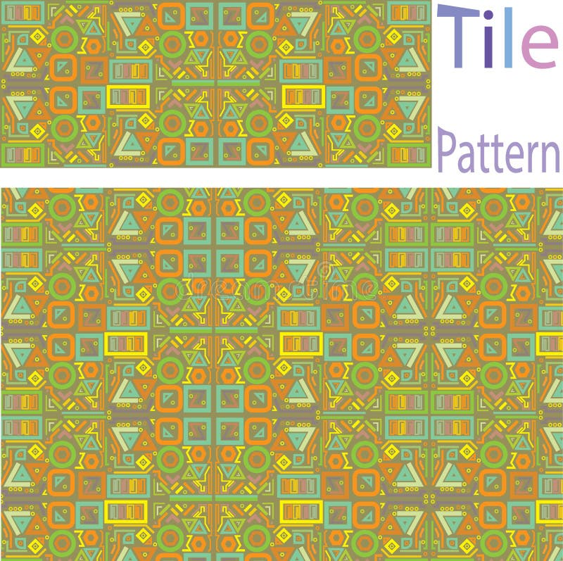 Vector Seamless White Geometric Primitive Square Blocks Grid Pat Stock ...