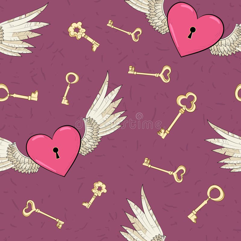 Heart Lock (Hand Drawn) stock vector. Illustration of valentine - 28786402