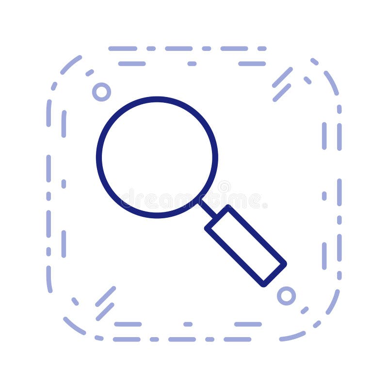Vector Search Icon for Personal and Commercial Use. Stock Illustration ...
