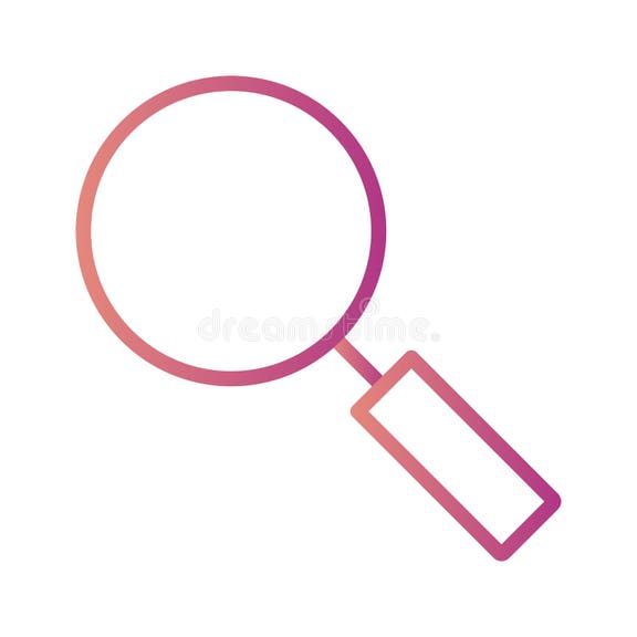 Vector Search Icon for Personal and Commercial Use. Stock Illustration ...