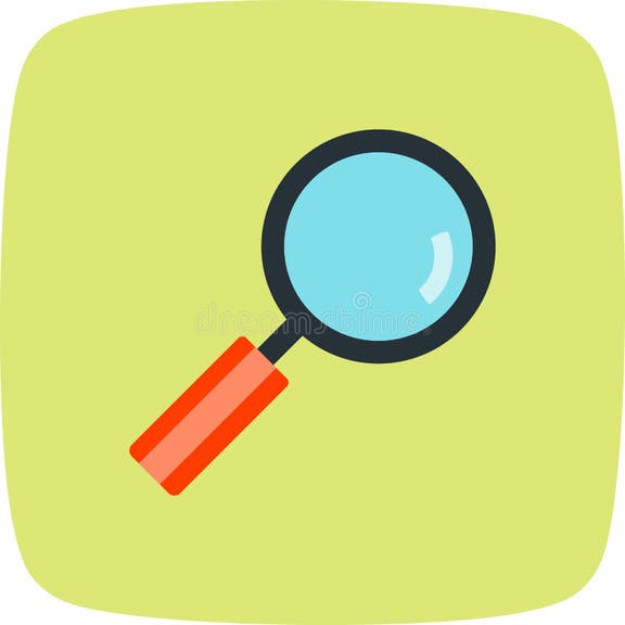 Vector Search Icon for Personal and Commercial Use. Stock Illustration ...