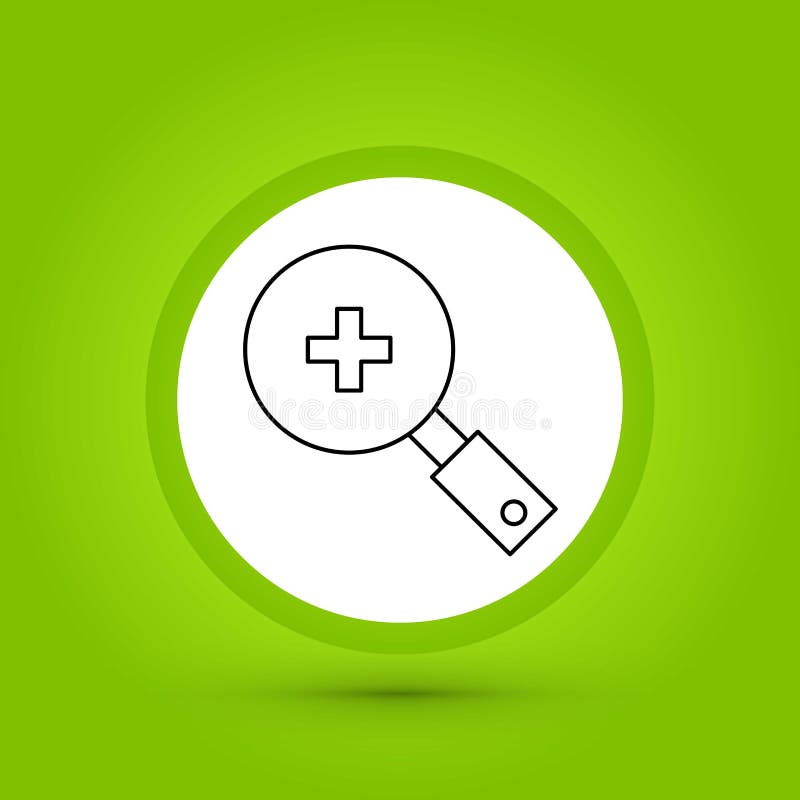 Vector Search Icon in Creative Design with Elements for Mobile a Stock ...