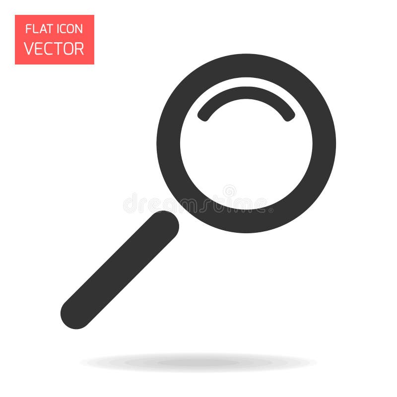 Search icon stock vector. Illustration of interface - 125438757