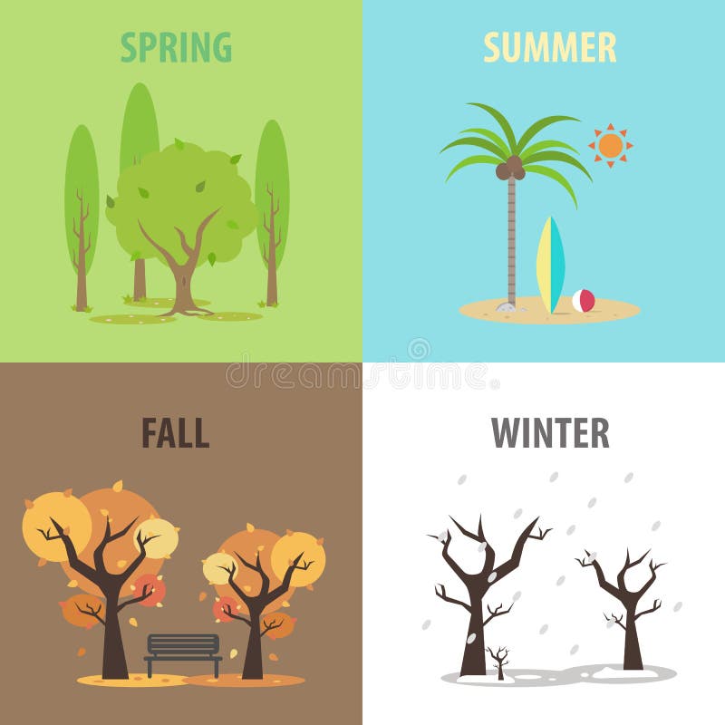 Vector Seasons Stock Illustrations – 50,466 Vector Seasons Stock ...