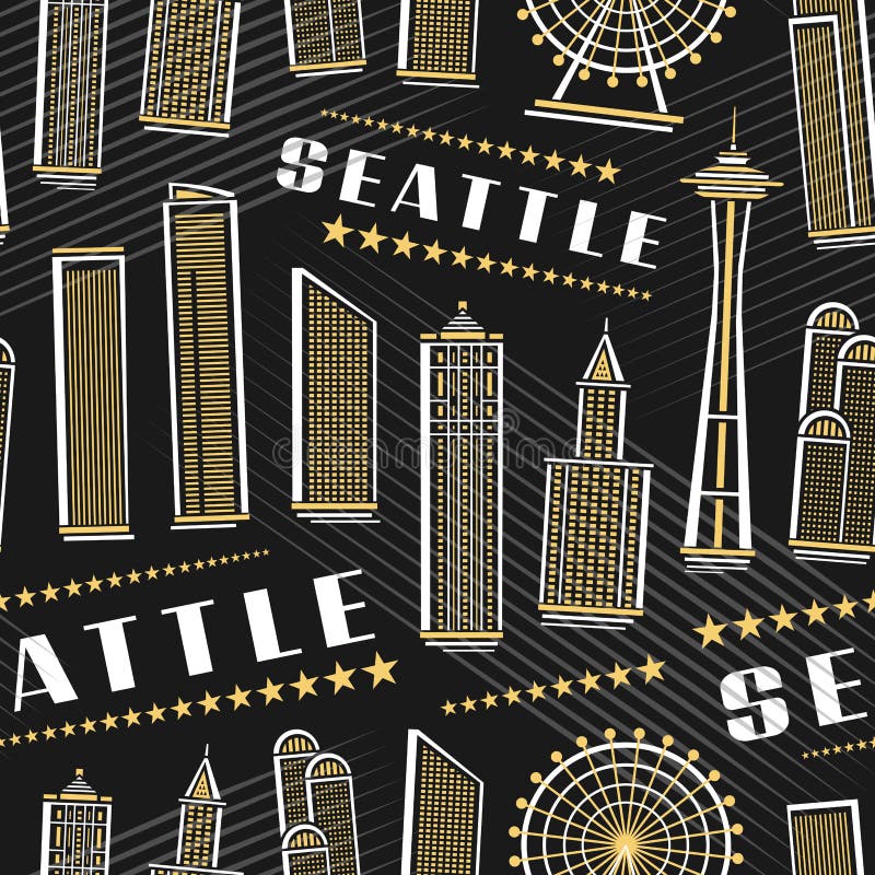 Seattle Ferris Wheel Vector Stock Illustrations – 18 Seattle Ferris ...