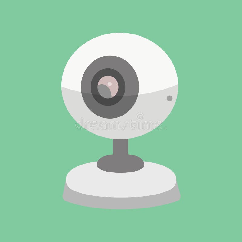 Vector Security Camera. CCTV Cartoon Illustration. Safety and Watching ...