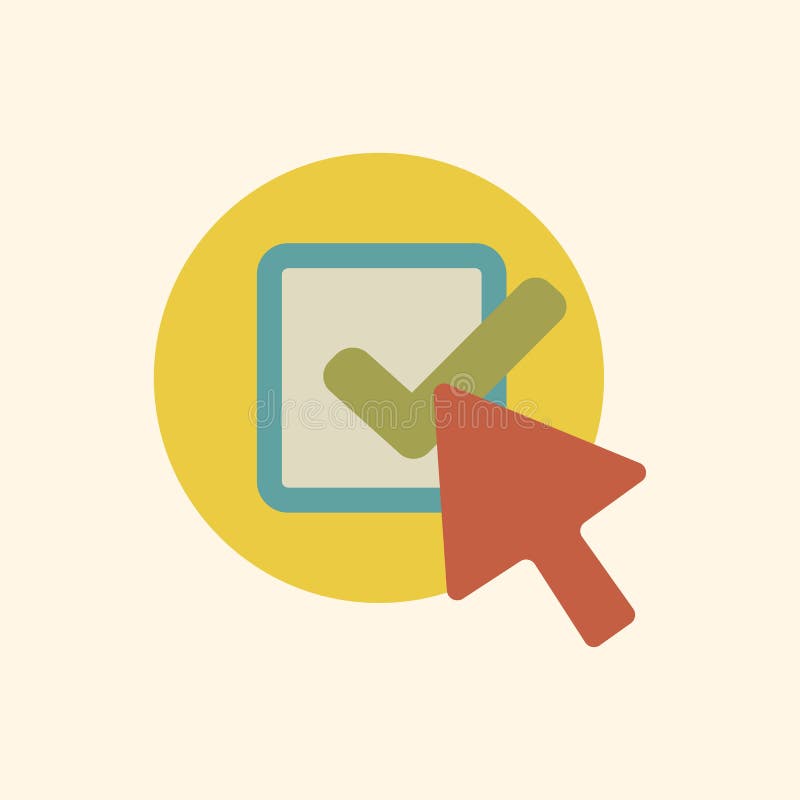 Vector of Selection Tick Check Mark Stock Vector - Illustration of ...