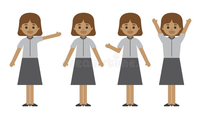 Vector Ser of Business People. Stock Vector - Illustration of symbol ...