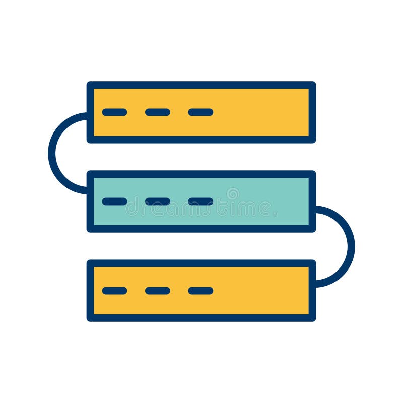 Vector Servers Icon for Personal and Commercial Use. Stock Illustration ...