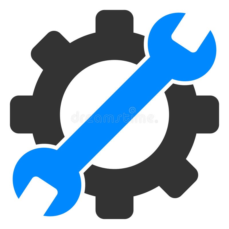 Service Tool. Vector Icon. Workshop, Settings, Support Options Concept ...