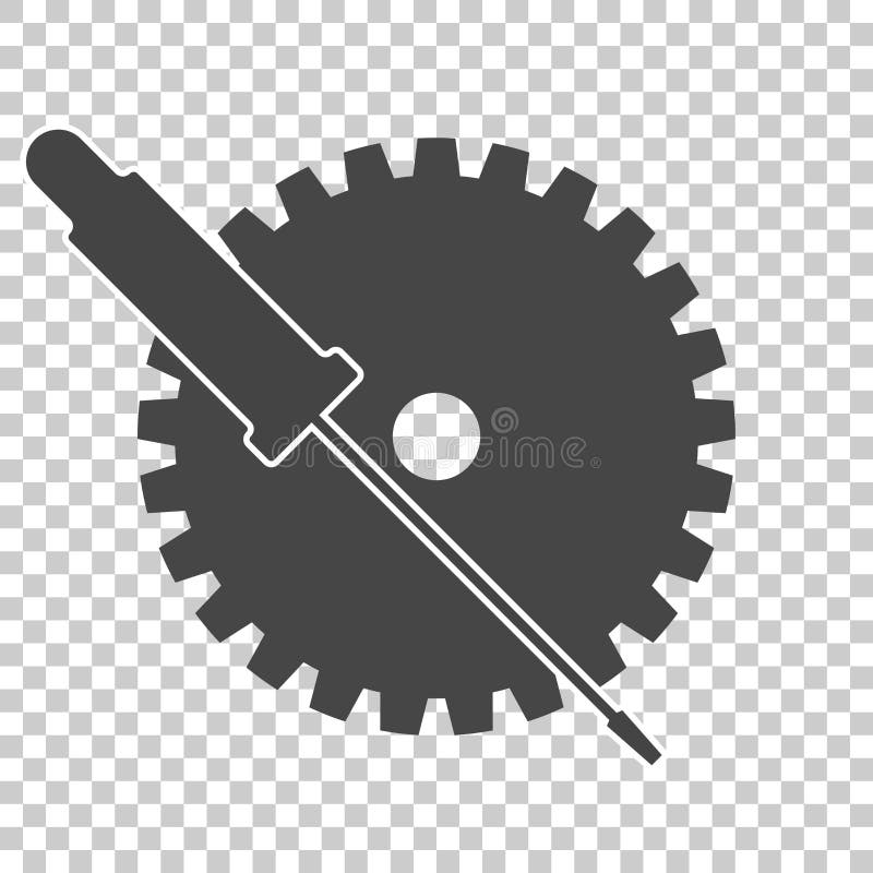 Vector Service Tools Icon on Transparent Background Stock Vector ...
