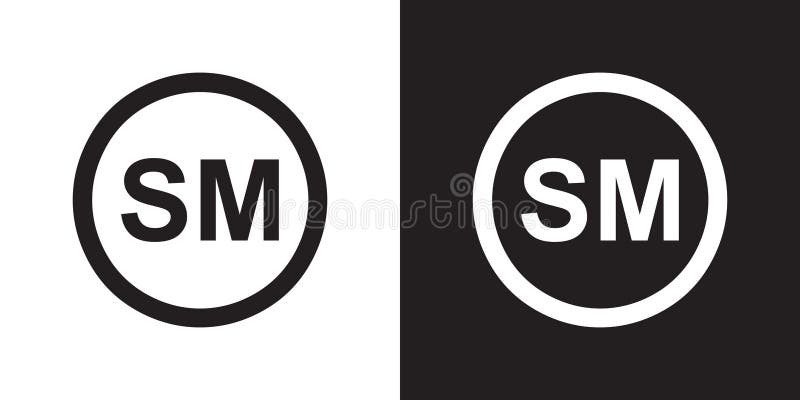 Vector Servis Mark Symbol Black and White Stock Illustration ...
