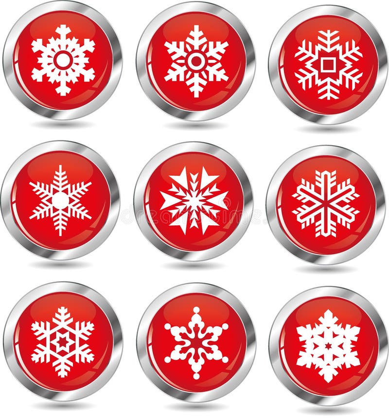 Winter buttons stock vector. Illustration of navigation - 11536905