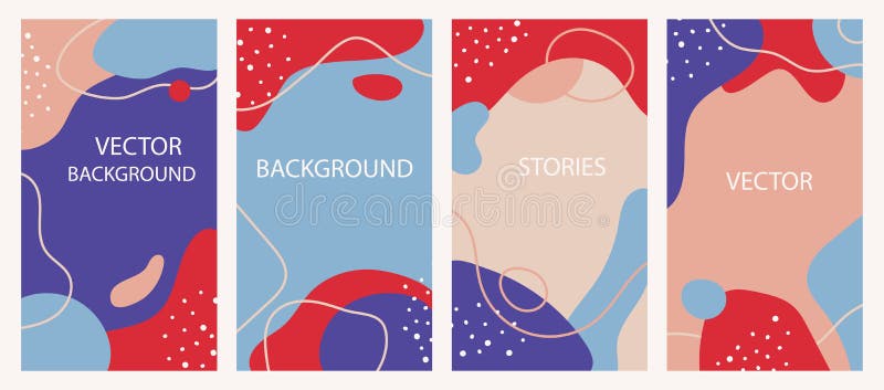 Vector Set of Abstract Backgrounds in Minimal Style with Copy Space for ...