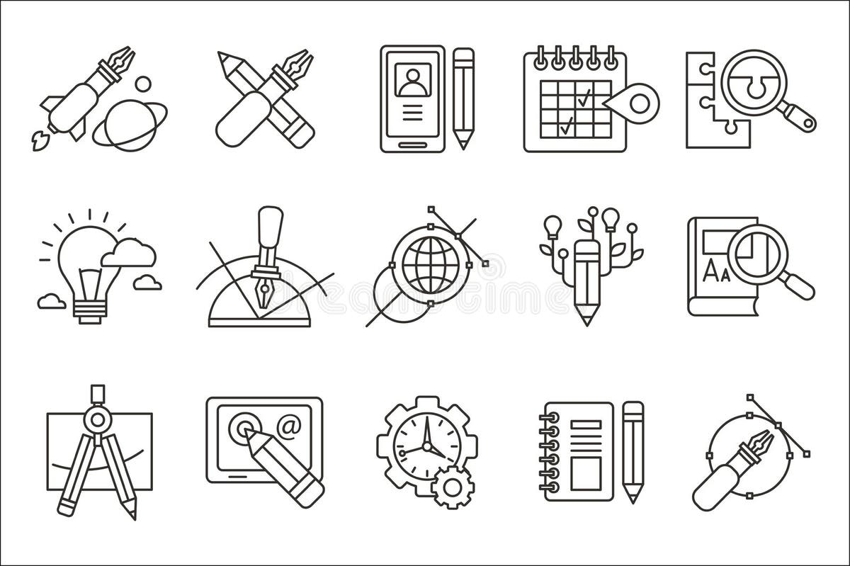 Line Art Education Stock Illustrations – 173,220 Line Art Education ...