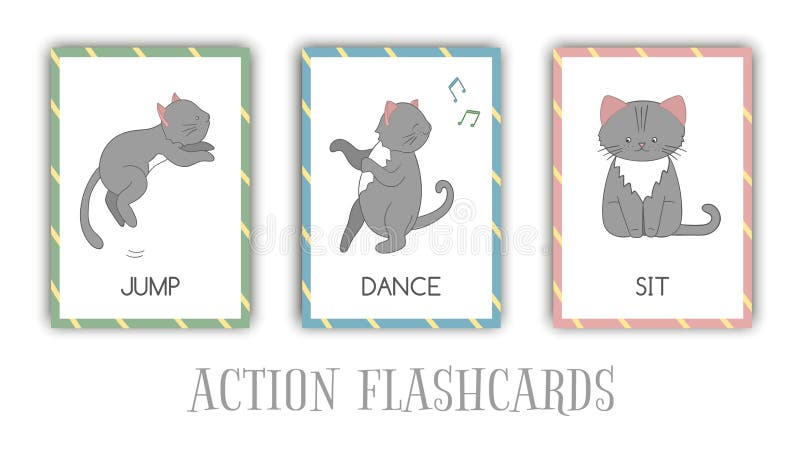 Action Cards Jump Stock Illustrations – 90 Action Cards Jump Stock ...