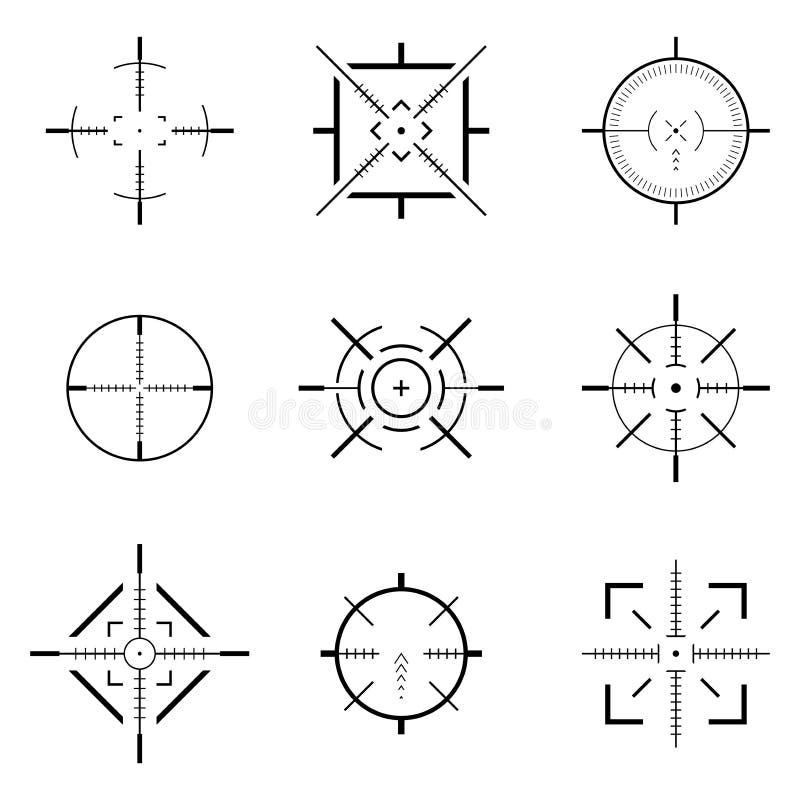 Isolated Target Vector Suitable for Graphic Resources Stock Vector ...