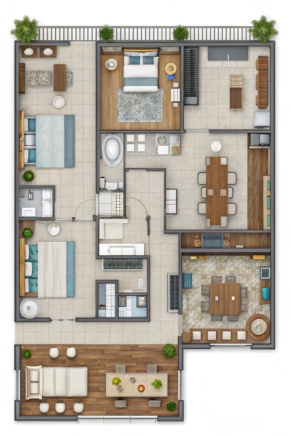 Vector Set of Architectural Elements and Furniture for Floor Plans ...