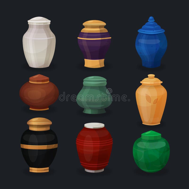 Cremation Jar Stock Illustrations – 383 Cremation Jar Stock ...