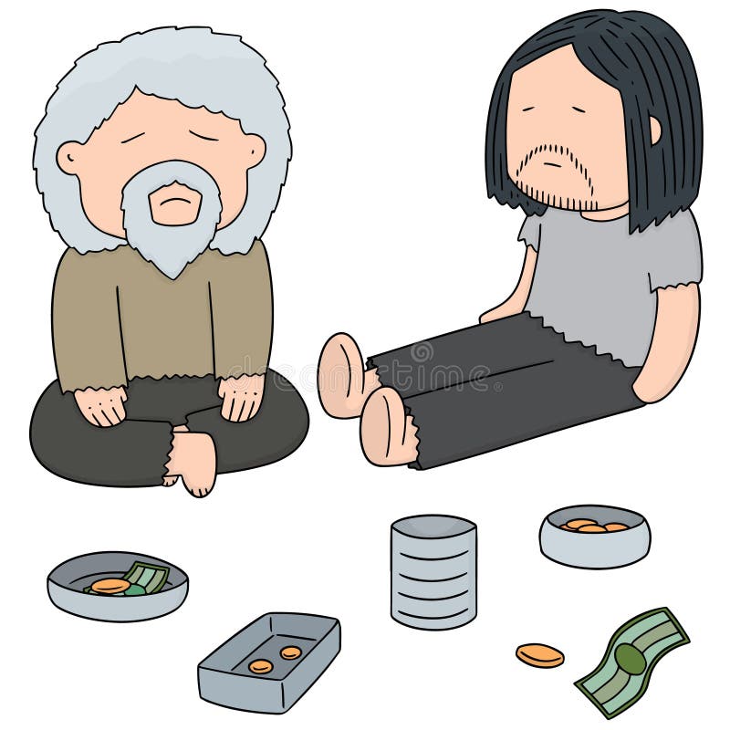 Beggar Stock Illustrations – 2,397 Beggar Stock Illustrations, Vectors ...