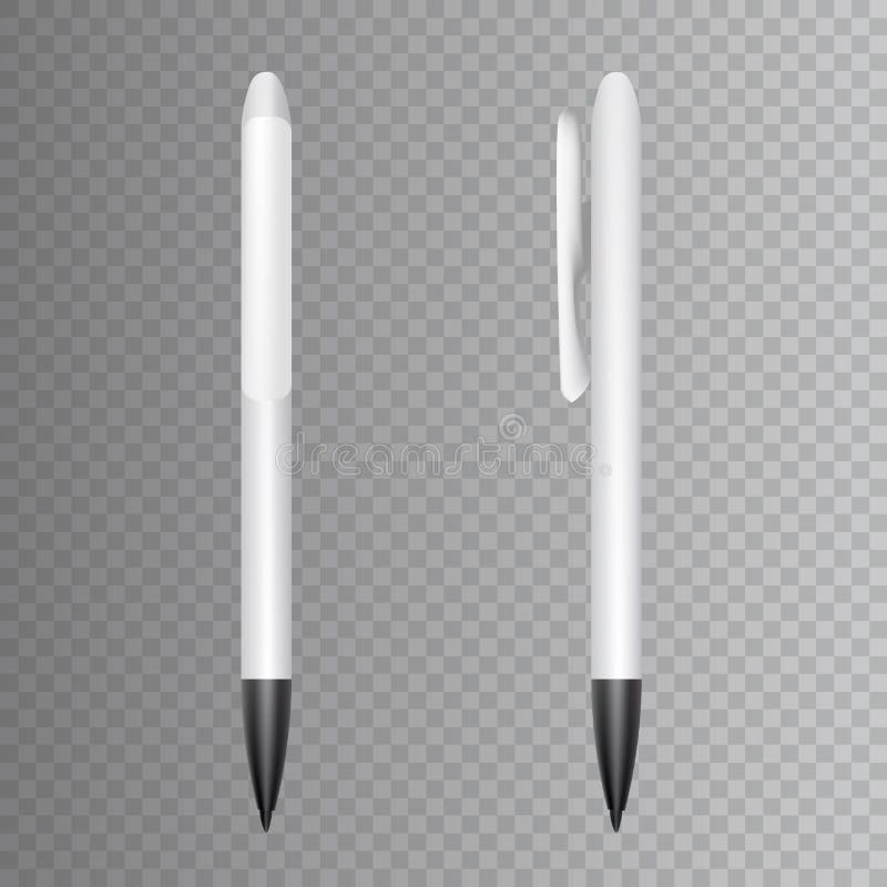 Vector Set of Blank Pens.Template for Advertising and Corporate ...