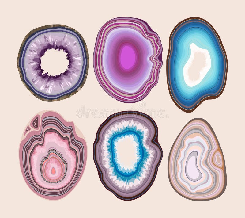 Geode Slice Stock Illustrations – 319 Geode Slice Stock Illustrations ...